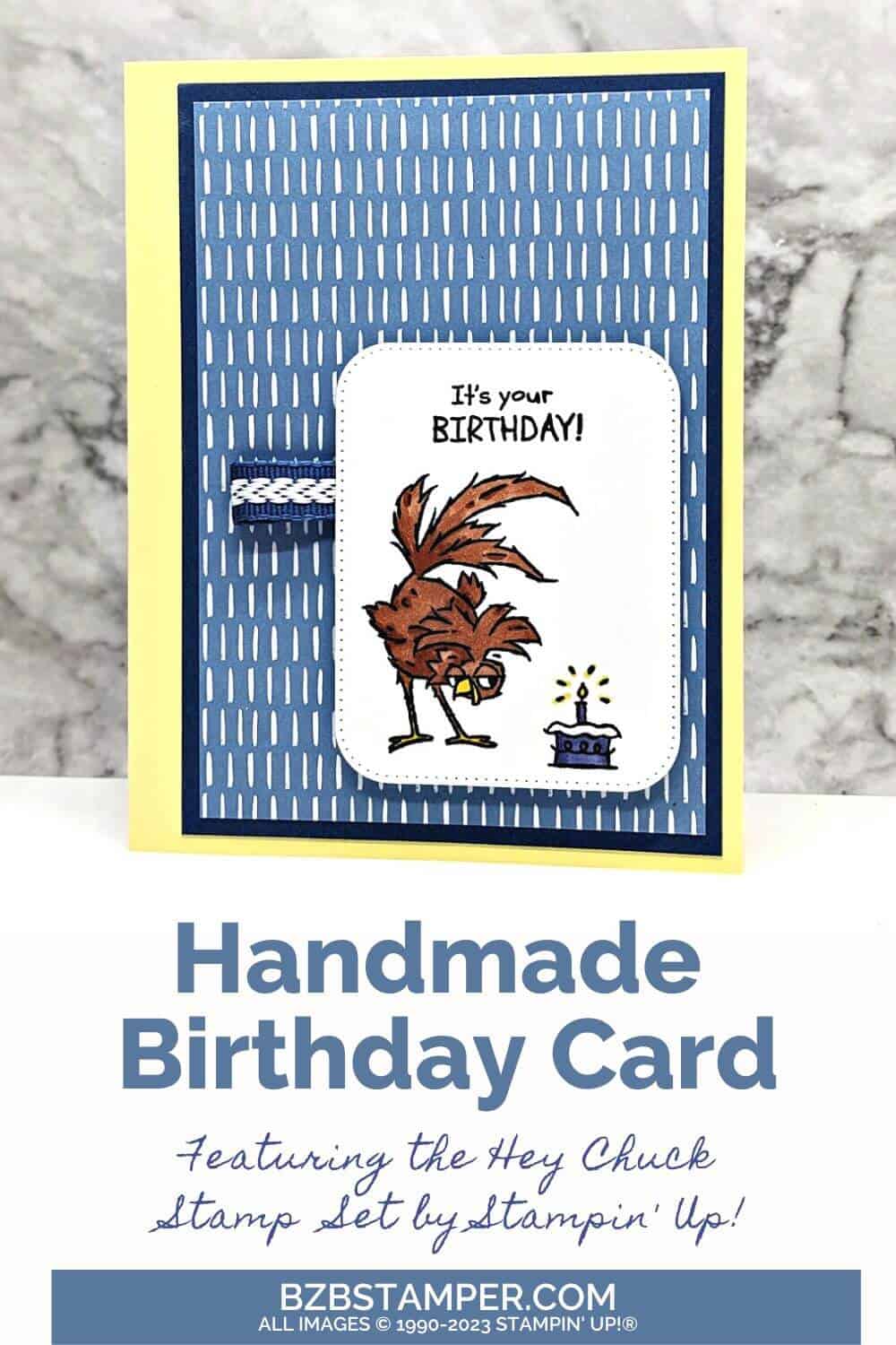 Hey Chuck Stamp Set by Stampin' Up! - Barb Brimhall, The BZBStamper