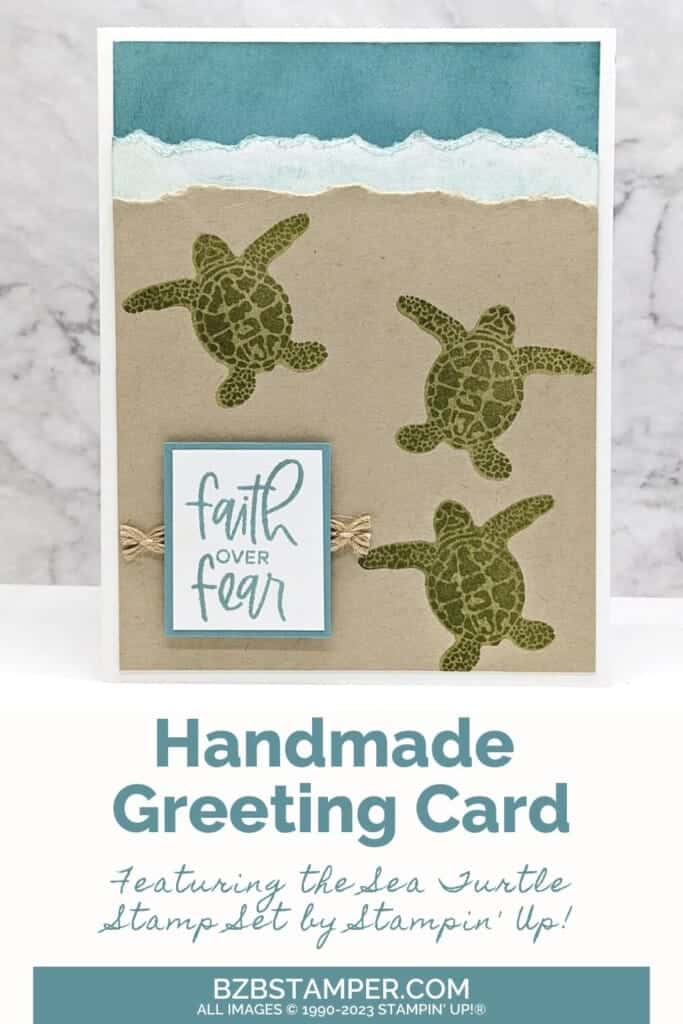 Handmade Card using the Sea Turtle Stamp Set - Barb Brimhall, The ...